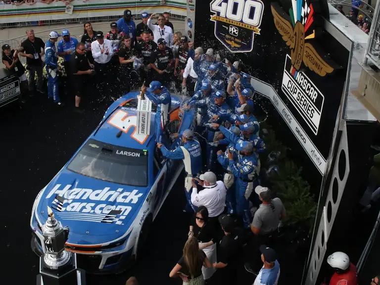 Inspection Complete: Kyle Larson Wins 2024 Brickyard 400