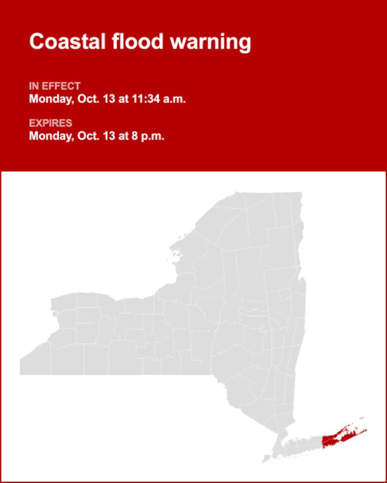 NY weather update: Coastal flood warning affecting Suffolk County until ...