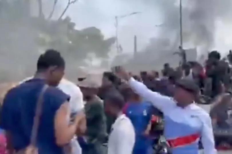 US embassy in Republic of the Congo 'on fire' after protesters set ...