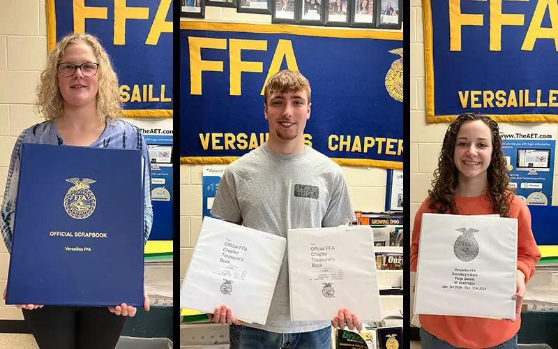 Versailles FFA Officers receive Gold-Rated Officer Books - NewsBreak