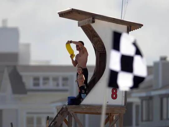 What are the beach hazard flag colors, and what do they mean? | MyReporter