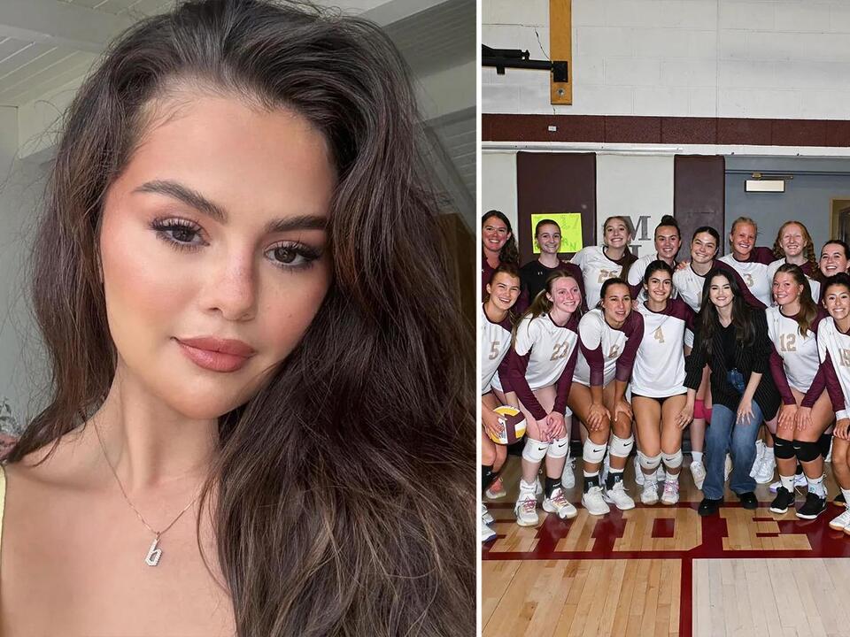 Selena Gomez surprises Telluride high school after volleyball team ...