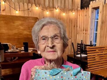 Helen Harrington honored on 100th birthday