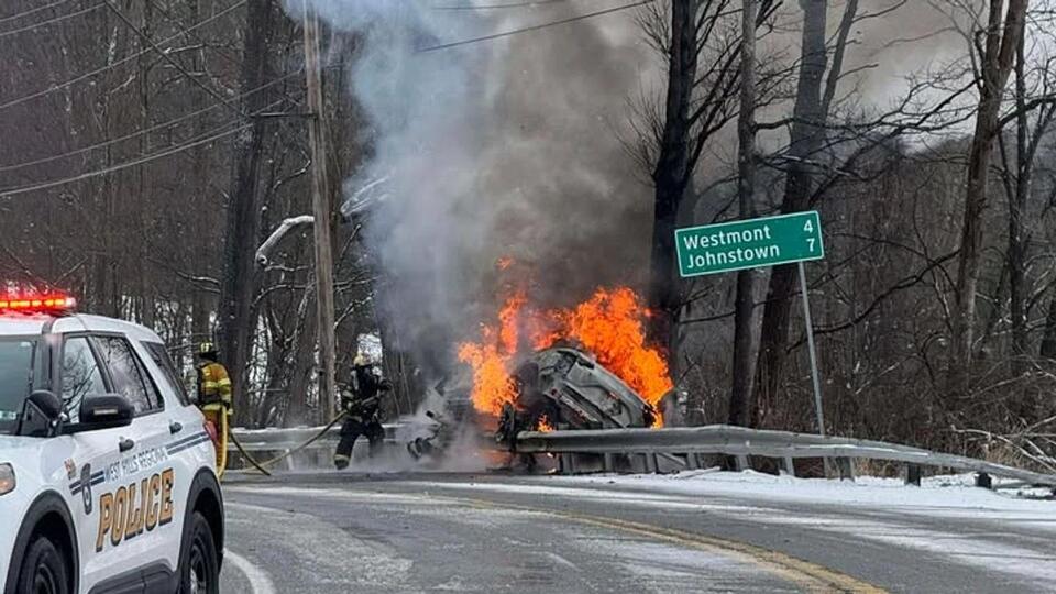No injuries reported after vehicle accident in Cambria Co. - NewsBreak
