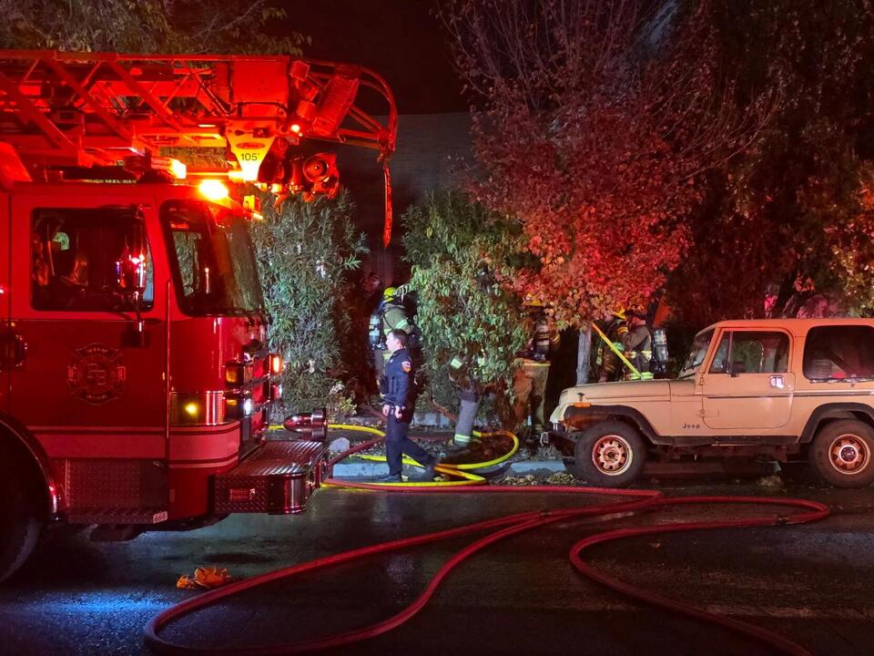 Crews from Red Bluff Fire Department contain structure fire burning on ...