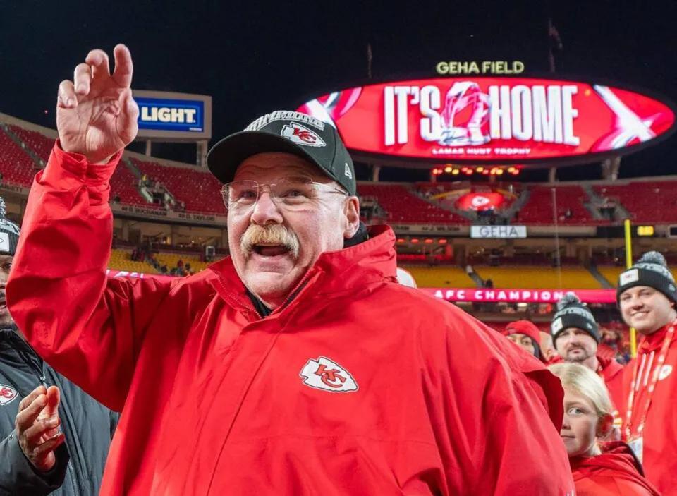 Andy Reid in defiant two-word response to claims Kansas City Chiefs get ...
