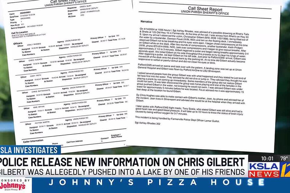 Sheriff's office shares new information about Chris Gilbert case ...