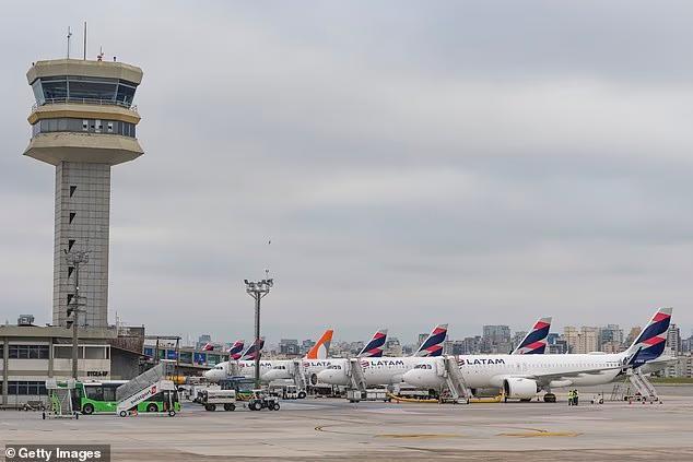 Passenger dies after falling from stairs as she got off plane in Brazil ...
