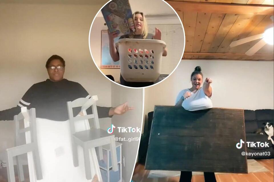 Women are going viral lifting heavy objects with just their breasts ...