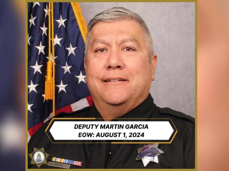 Sacramento County Deputy Martin Garcia Passes Away Unexpectedly