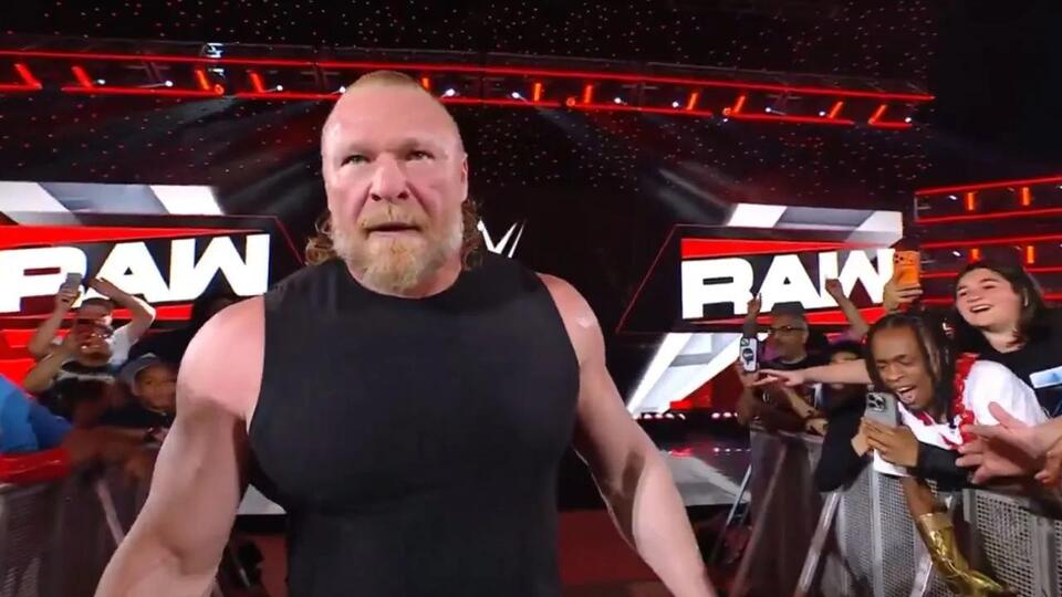 Brock Lesnar Suffers Another Pants Explosion During WWE RAW Return ...