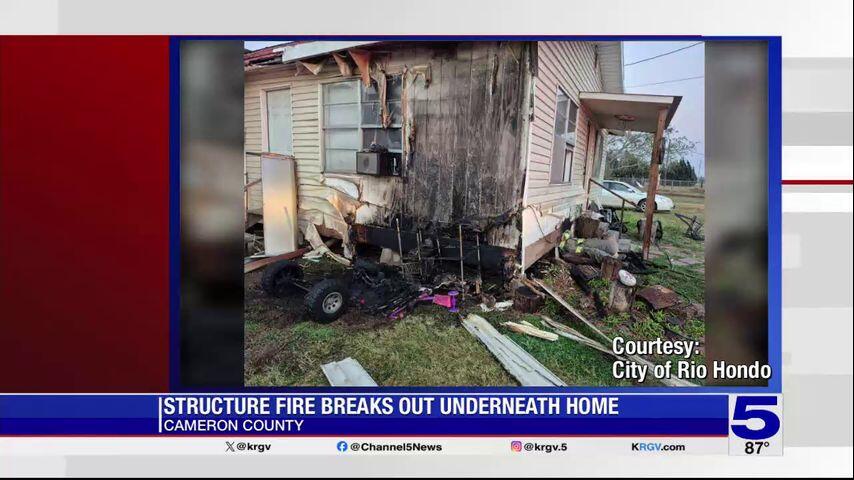 Rio Hondo fire crews put out fire smoldering underneath home - NewsBreak