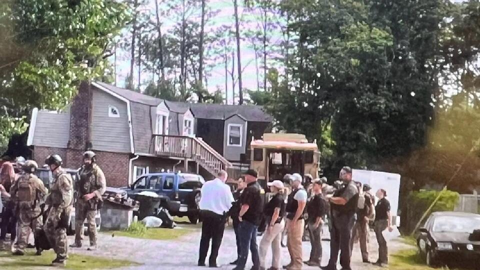 Police operation underway at 9 Foot Road and Croatan Drive, Carteret ...