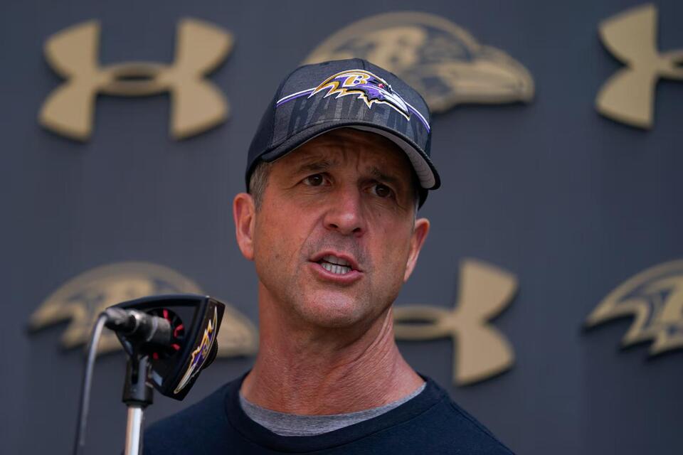 This is when John Harbaugh will face Ravens as Giants coach - NewsBreak