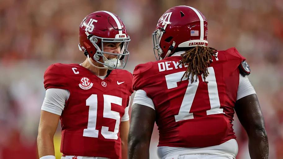 Ty Simpson solidifies spot as Alabama's QB1 with record-breaking first ...