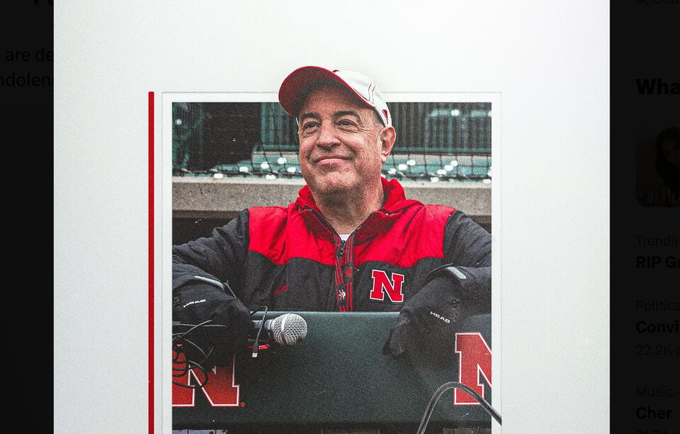 Greg Sharpe, Nebraska radio play-by-play voice, has died - NewsBreak