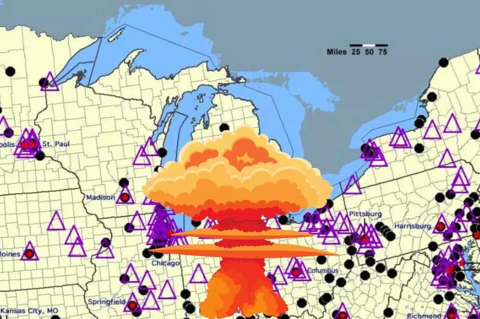 FEMA Maps Out 25 Most Likely Nuclear War Targets in Michigan - NewsBreak