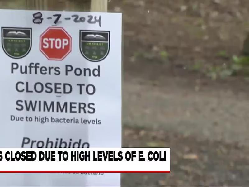 Puffer’s Pond remains closed due to E. coli bacteria
