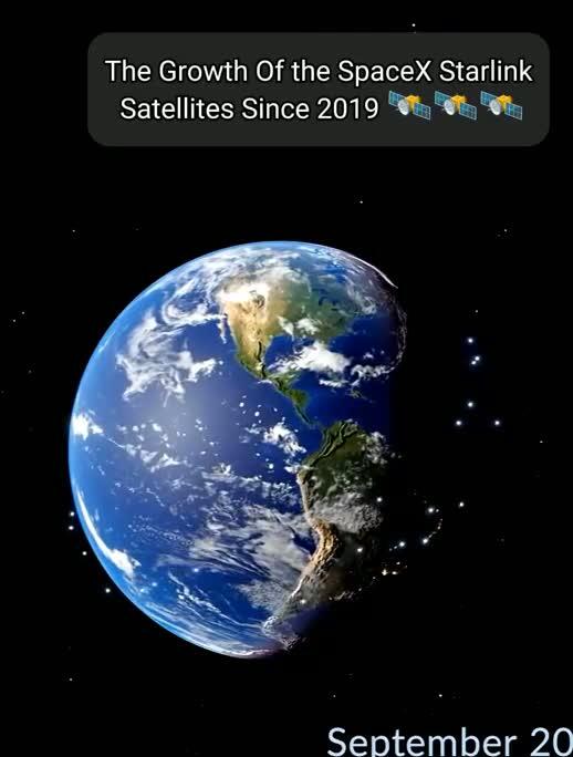 Tracking Starlink Satellites Growth:🛰️🛰️ How spaceX Starlink satellites ...