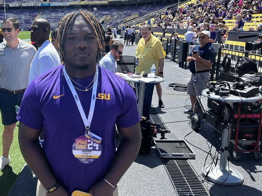 LSU flips defensive lineman Brandon Brown to join 2025 class