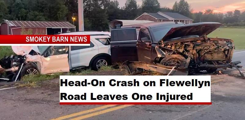 Head-On Crash on Flewellyn Road Leaves One Injured - NewsBreak