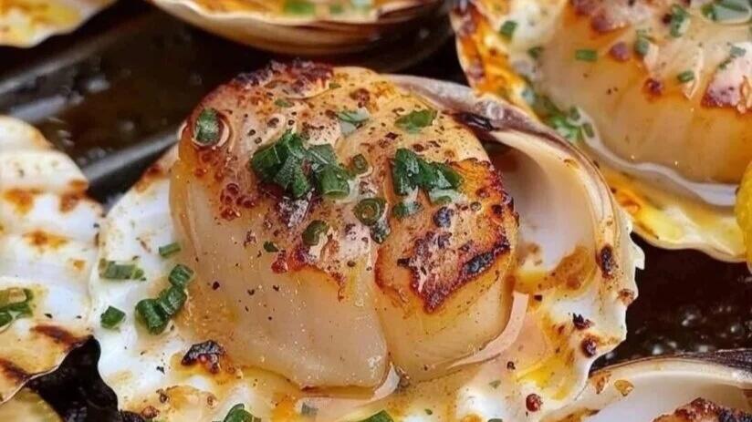Easy Grilled Scallops with Garlic Butter: A Restaurant-Quality ...
