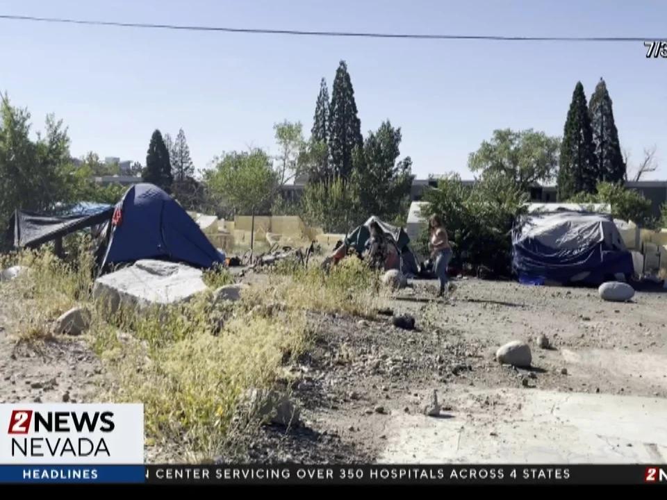 City of Reno clears homeless encampments from Commercial Row