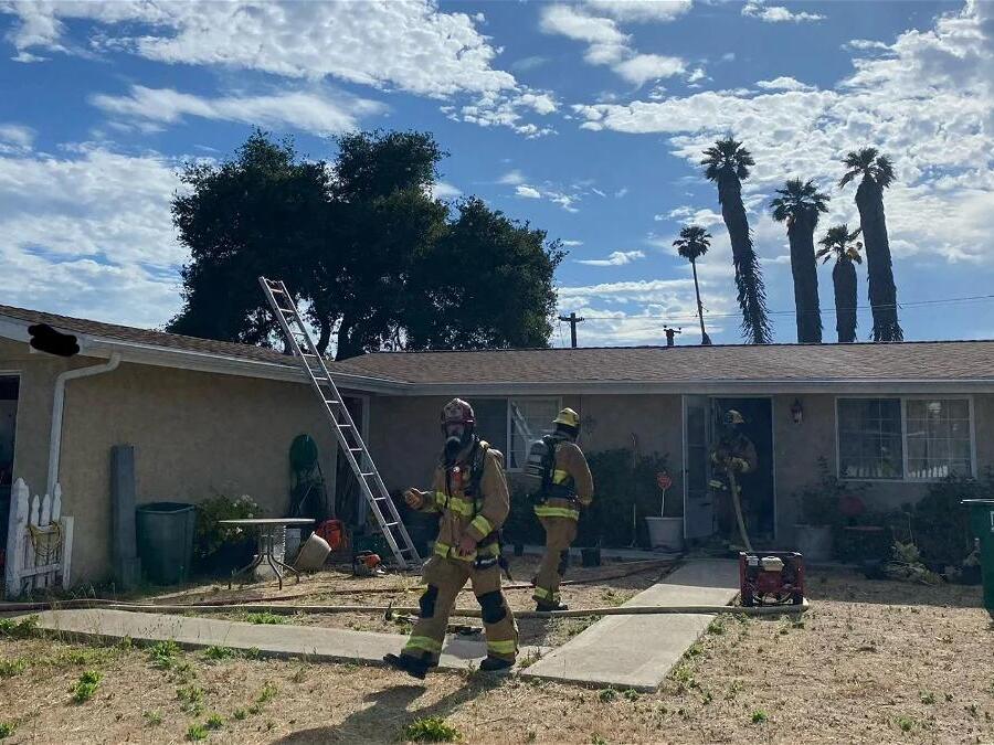 Fire crews on scene of structure fire at 3800 block of Via Parte in ...