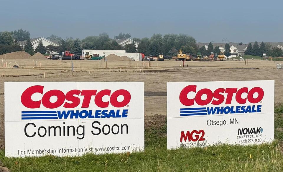 Costco site work underway at Otsego-Albertville border as road project ...