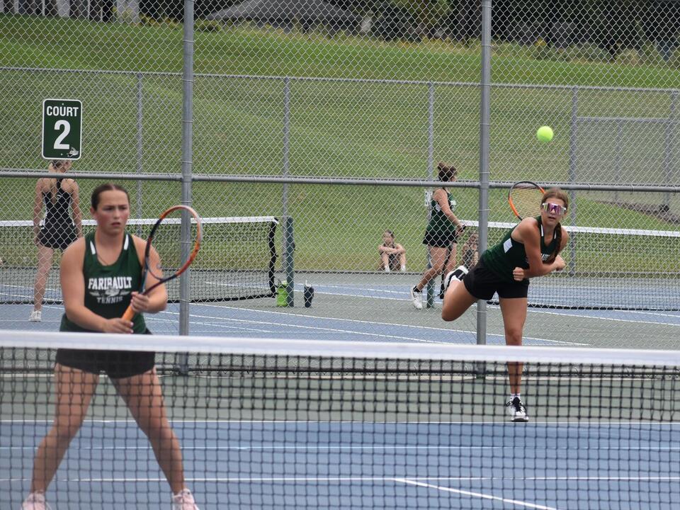 Faribault girls tennis falls to Mankato East