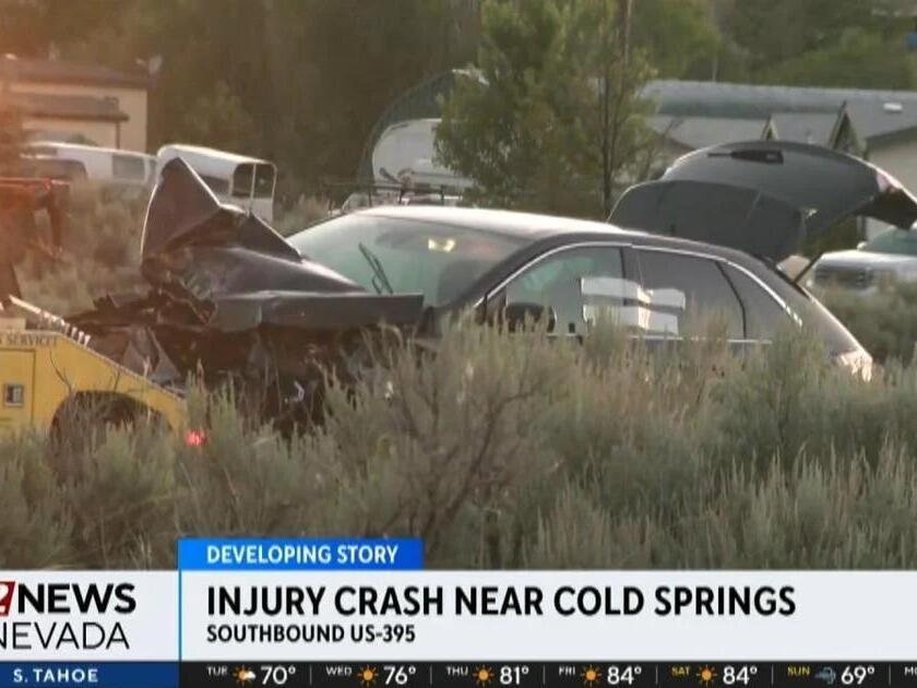 Injury Crash near Cold Springs