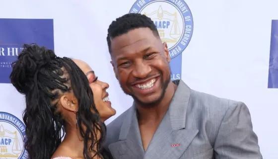 Meagan Goode And Jonathan Majors Step Out And Slay At The 2024 NAACP ...