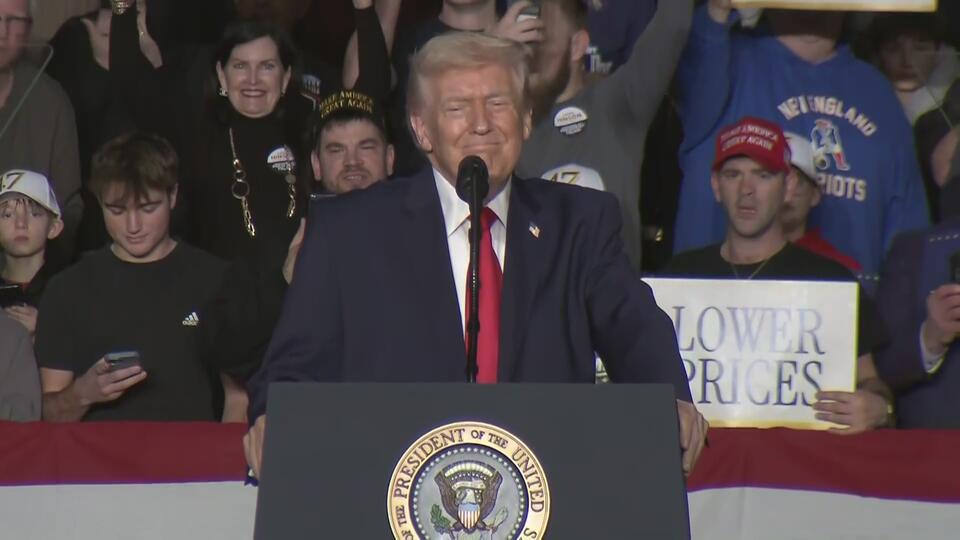 President Trump delivers speech in Clive - NewsBreak