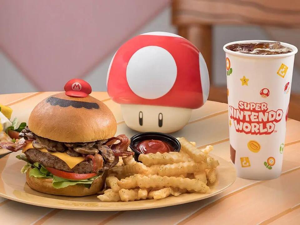 Look inside Super Nintendo World's Toadstool Cafe, where you can get a ...
