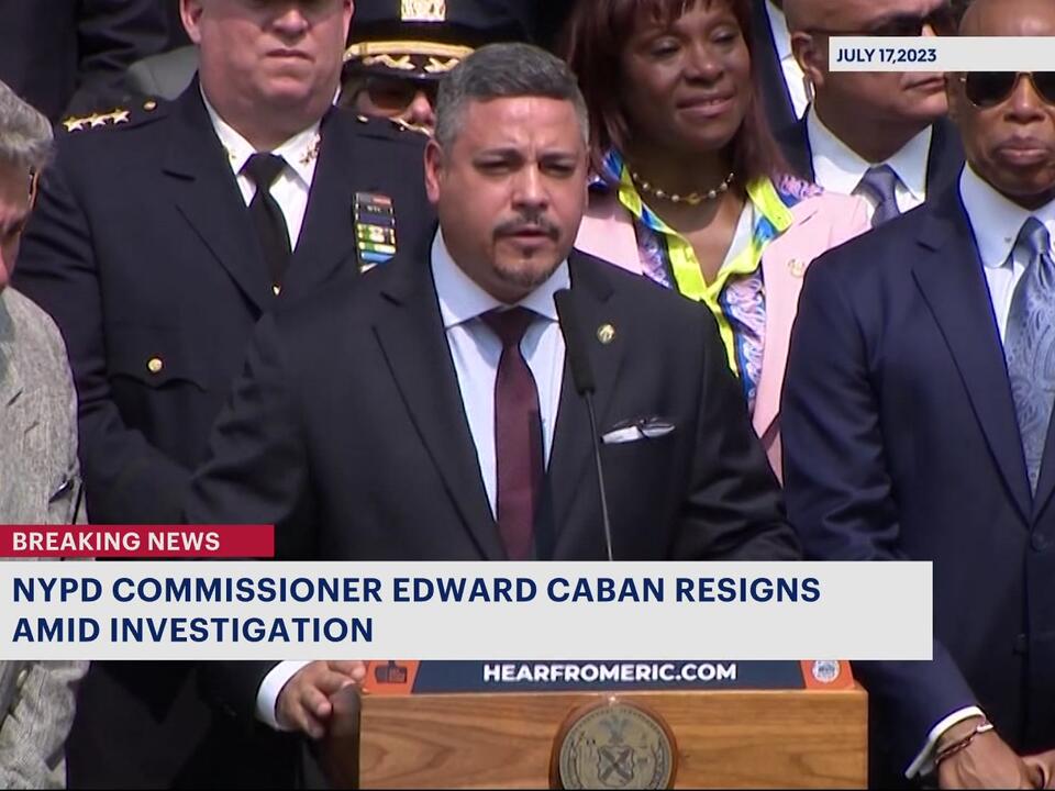Edward Caban steps down as NYPD police commissioner