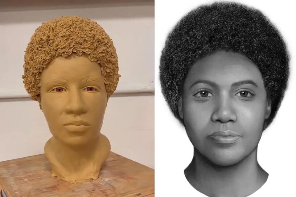 Forensic Artist Creates Clay Facial Reconstruction of Jane Doe from ...