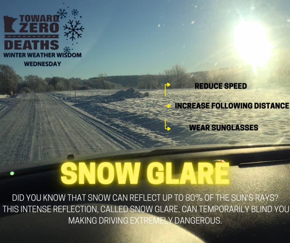 Snow glare driving safety tips shared - NewsBreak