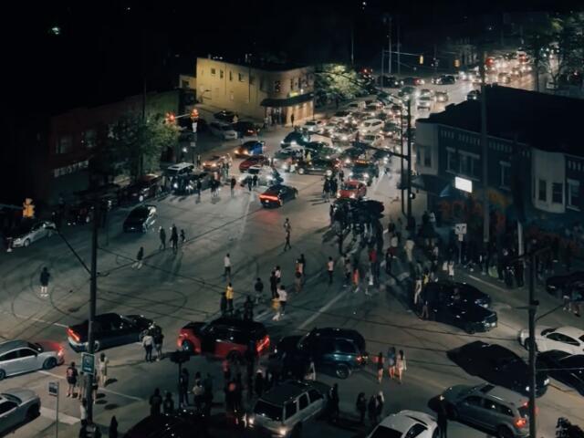 Weekend filled with blocked-off roads due to unruly crowds, daredevil ...