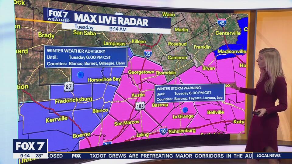 Austin weather: Snow moves out and temps will rise - NewsBreak