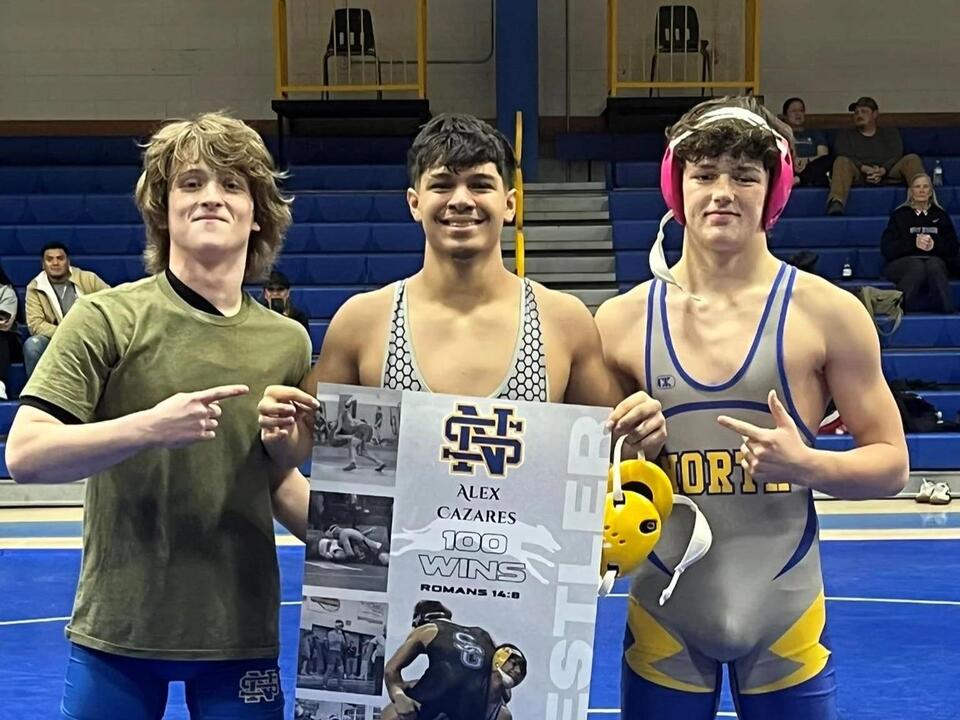 North Surry's Alex Cazares reaches 100 wins - NewsBreak
