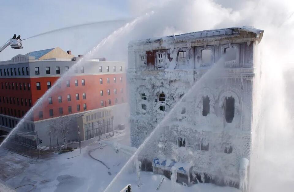 A massive fire 20 years ago brought down a part of downtown Bangor ...