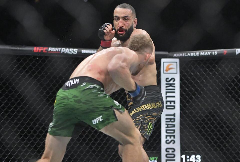 ‘That Boy Got Heart’ – Close-Up Shot of Belal Muhammad’s Facial ...