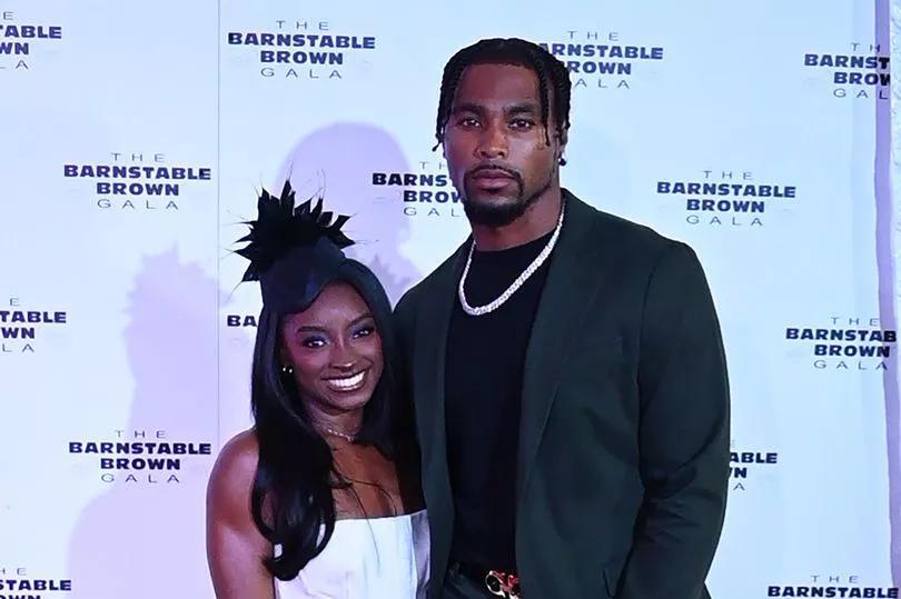 Simone Biles stuns at Kentucky Derby with Jonathan Owens after sharing ...