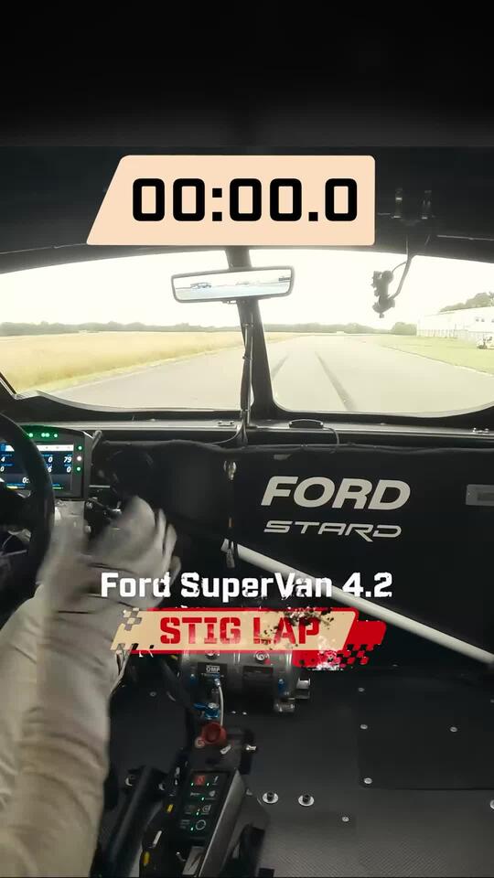 How fast can a 2000bhp Transit go around the TG Test Track #Ford # ...