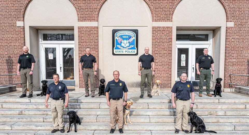 Connecticut State Police Graduate New Explosive Detection K-9 Teams ...