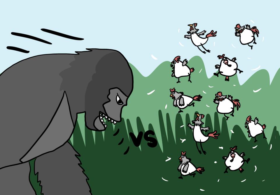 A not-so-serious question: Would you rather face chickens in battle ...