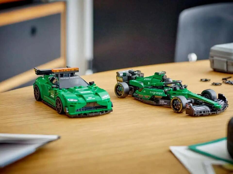 Lego unveils the Aston Martin AMR23 and Vantage Safety Car in UK