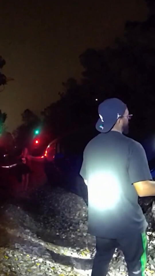 Bodycam footage shows police arresting Marcus Jordan after car gets ...