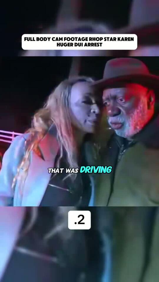 Exclusive Body Cam Footage Rhop Star Karen Huger S Dramatic Dui Arrest