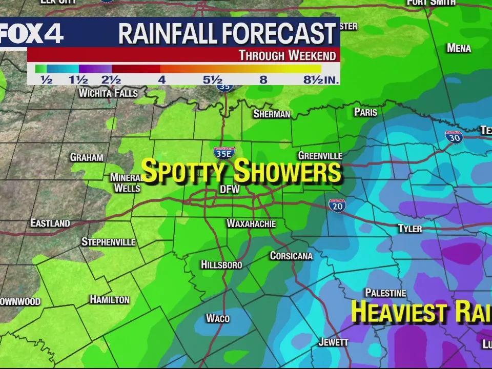 Dallas Weather: July 25 morning forecast